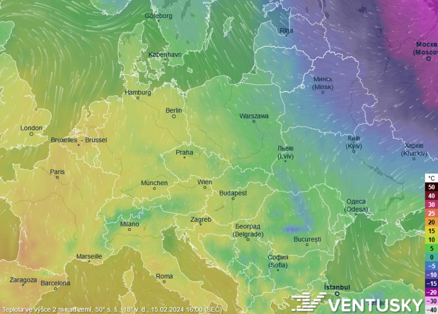 Před námi je další výrazně nadprůměrný týden, teploty budou blízko 10 °C | In-počasí