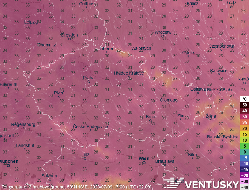 Začíná vlna veder, teploty dosáhnou až na 35 °C | In-počasí