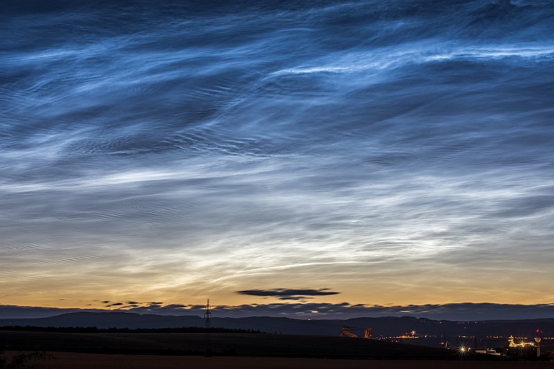 Výrazná noční svítící oblaka | In-počasí