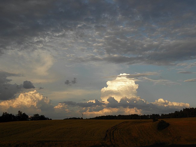 Podvečerní oblaka | In-počasí